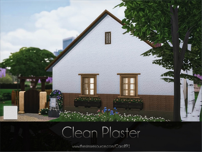 Clean Plaster by Caroll91 at TSR » Sims 4 Updates