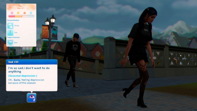 Seasonal Affective Disorder trait by Sunglower at Mod The Sims » Sims 4 ...