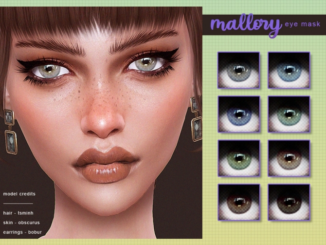 Mallory Eye Mask by Screaming Mustard at TSR » Sims 4 Updates