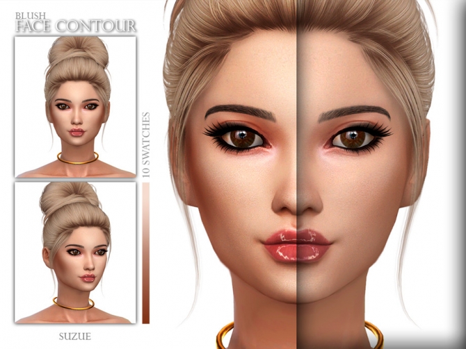 Face Contour Blush N8 by Suzue at TSR » Sims 4 Updates