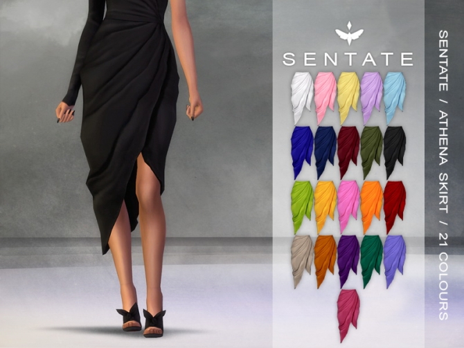 Athena Skirt at Sentate » Sims 4 Updates