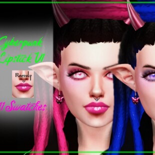 Gratitude makeup set at Chisami » Sims 4 Updates