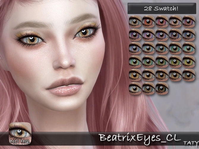 Beatrix Eyes CL by tatygagg at TSR » Sims 4 Updates