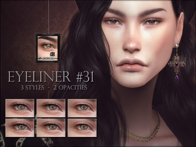 Eyeliner 31 Lashes by RemusSirion at TSR » Sims 4 Updates