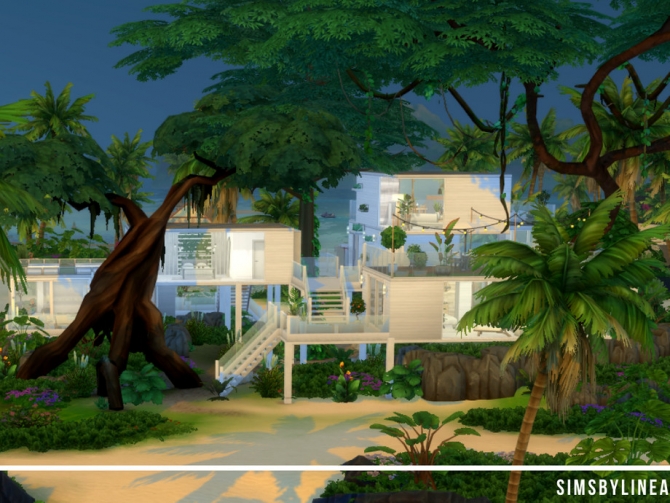 Modern Treehouse by SIMSBYLINEA at TSR » Sims 4 Updates