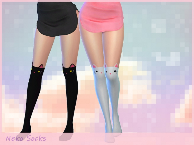 Neko Socks by Saruin at TSR » Sims 4 Updates