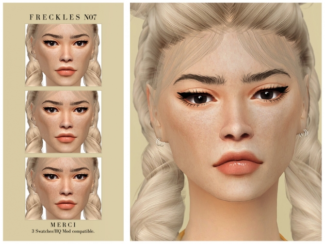 Freckles N07 by Merci at TSR » Sims 4 Updates