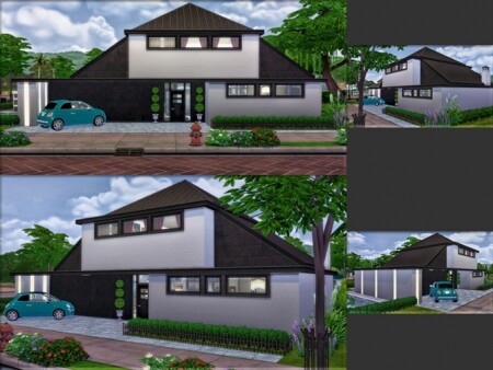 MB Urban Pyramid home by matomibotaki at TSR » Sims 4 Updates