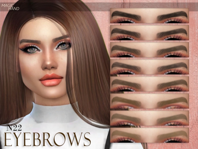 Eyebrows N22 by MagicHand at TSR » Sims 4 Updates