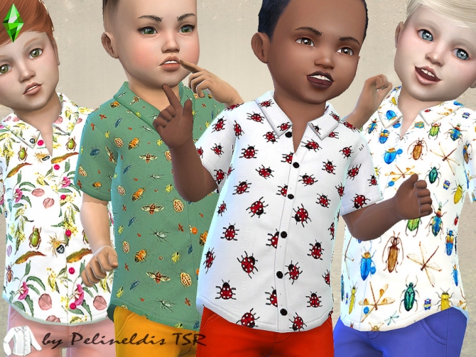 A Bugs Life Shirt by Pelineldis at TSR » Sims 4 Updates