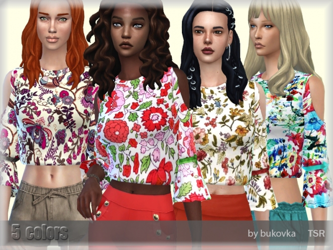Distressed Flared Jeans by DarkNighTt at TSR » Sims 4 Updates