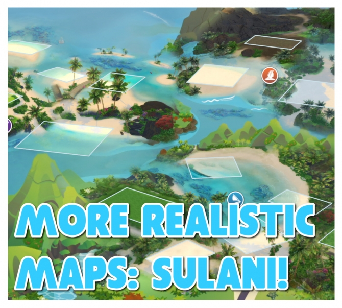 Sulani Realistic Map Override by OnverserSims at Mod The Sims » Sims 4 ...