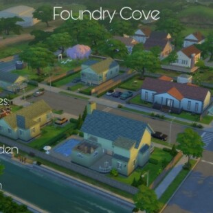 Glimmerbrook Fanart Map at DerShayan » Sims 4 Updates