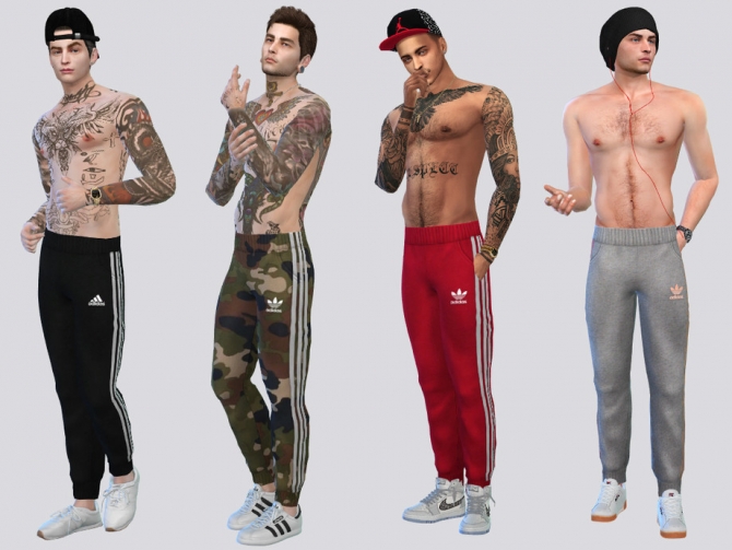 Sport Jogger Pants by McLayneSims at TSR » Sims 4 Updates