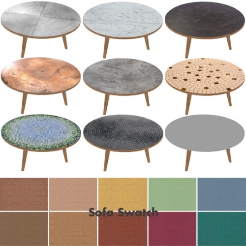 TS4 TC sofa, table & pillows at Riekus13 » Sims 4 Updates