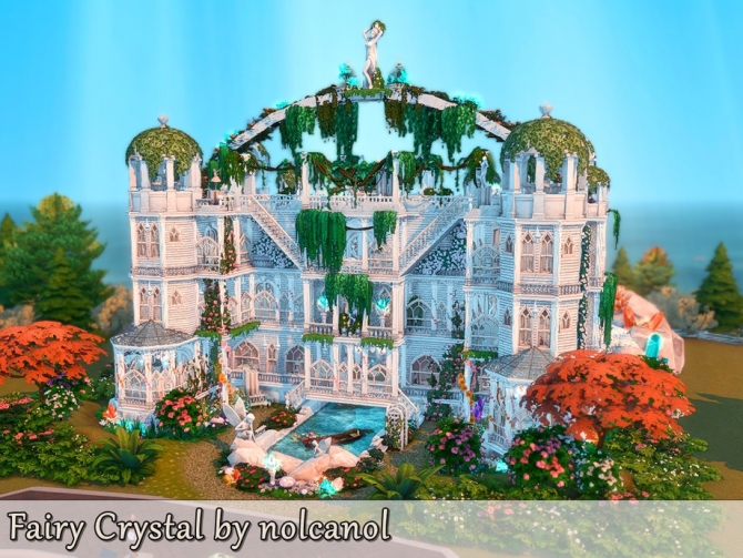 Fairy Crystal Castle by nolcanol at TSR » Sims 4 Updates