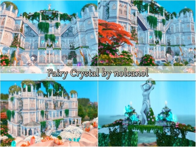 Fairy Crystal Castle by nolcanol at TSR » Sims 4 Updates