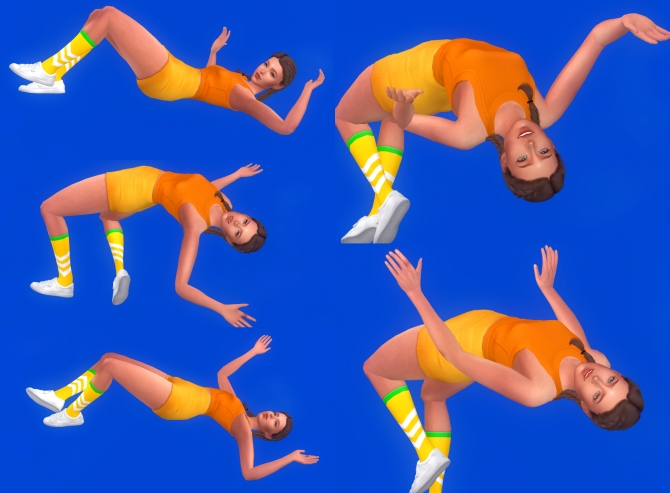 High Jump Pose Pack at Katverse » Sims 4 Updates