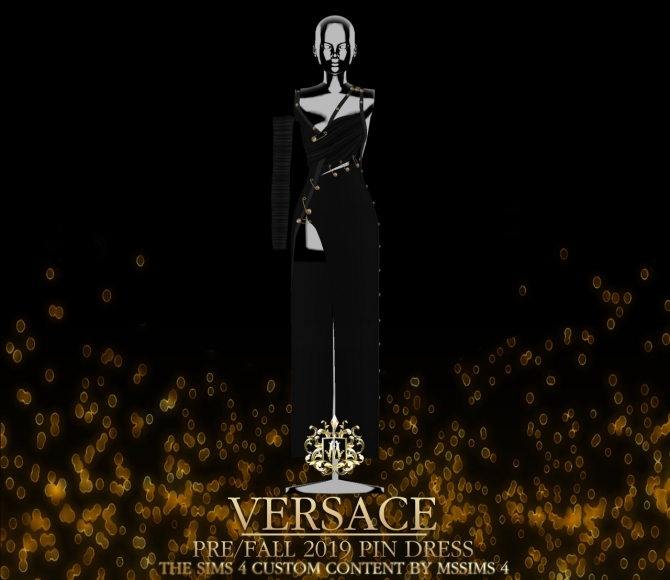 PRE-FALL 2019 PIN DRESS (P) at MSSIMS » Sims 4 Updates