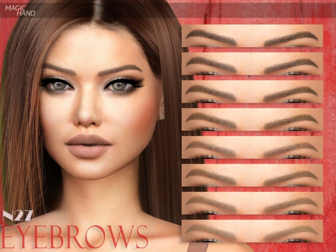 Eyebrows N27 by MagicHand at TSR » Sims 4 Updates