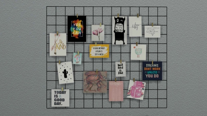 DIY Wire Wall Grid at Sunkissedlilacs » Sims 4 Updates
