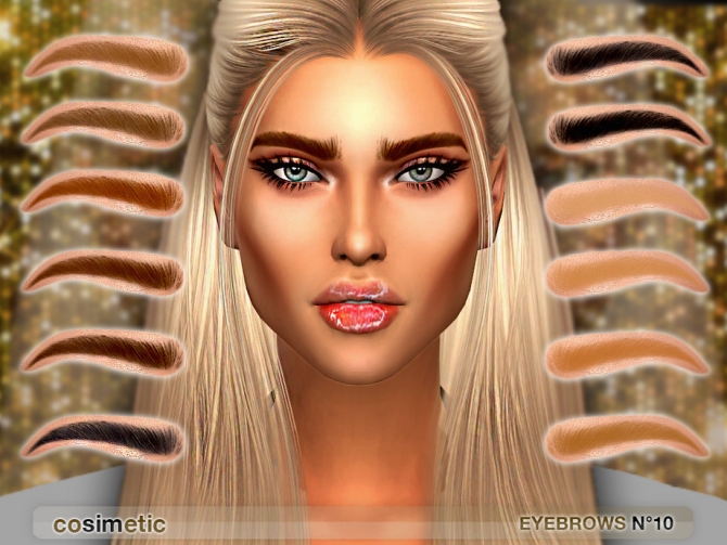 Eyebrows N10 by cosimetic at TSR » Sims 4 Updates
