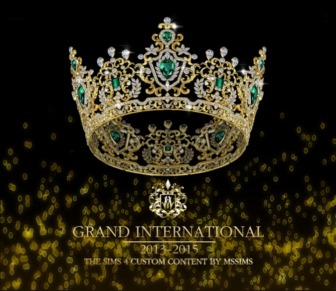 GRAND INTERNATIONAL CROWN SET at MSSIMS » Sims 4 Updates