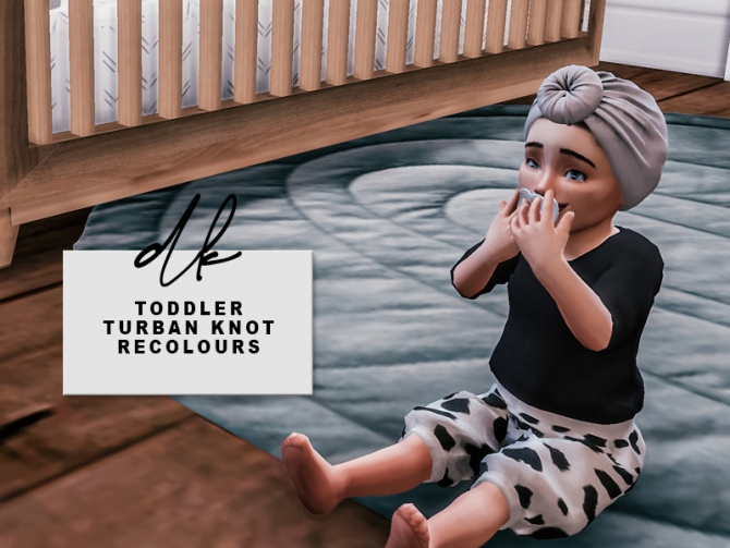 Toddler Turban Knot Recolours at DK SIMS » Sims 4 Updates