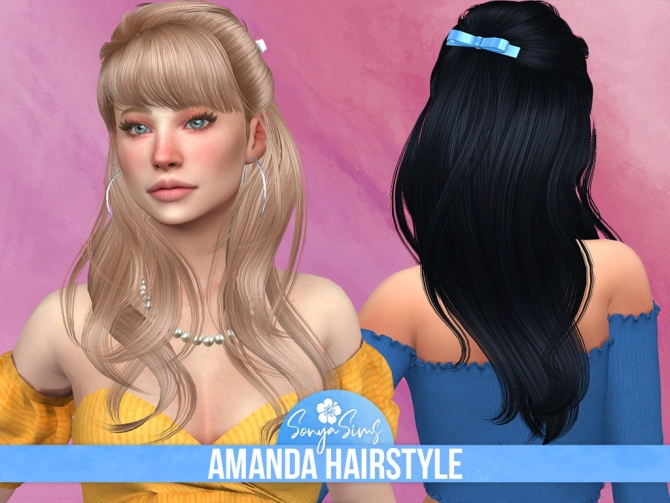 Supernova, Amanda & Sonia Hairs at Sonya Sims » Sims 4 Updates