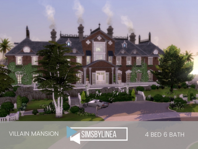 Villain Mansion by SIMSBYLINEA at TSR » Sims 4 Updates