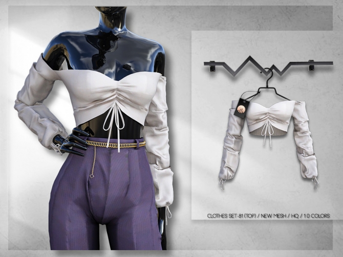 Clothes SET-81 (TOP) BD313 by busra-tr at TSR » Sims 4 Updates