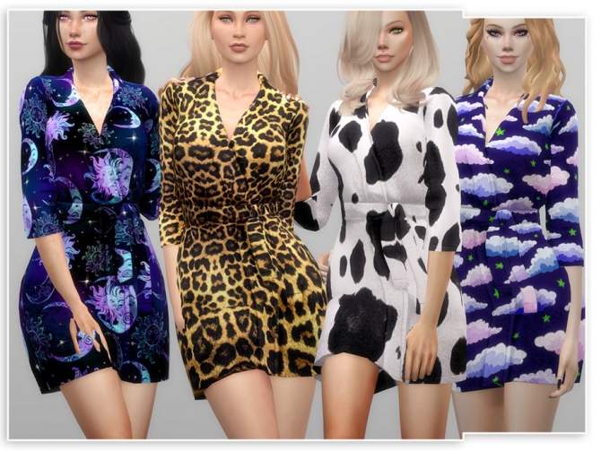 Skylar Robe by Dissia at TSR » Sims 4 Updates
