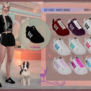 Canvas and Athletic Shoes at Onyx Sims » Sims 4 Updates
