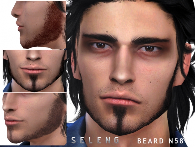 Beard N58 by Seleng at TSR » Sims 4 Updates