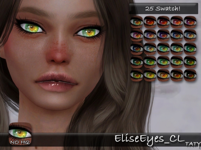Elise Eyes CL by tatygagg at TSR » Sims 4 Updates