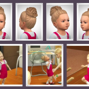 Sporty Twin Tails at SimLaughLove » Sims 4 Updates