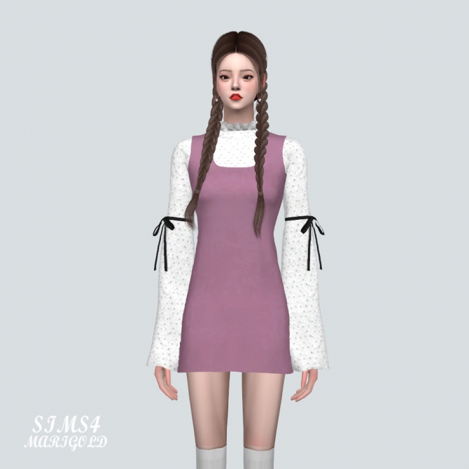 BC Mini Dress at Marigold » Sims 4 Updates