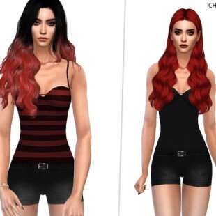 Thin strap tanks at Simsrocuted » Sims 4 Updates