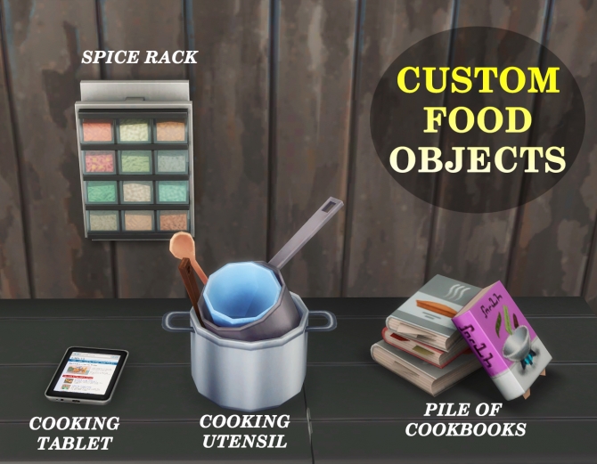 CUSTOM FOOD OBJECTS at Icemunmun » Sims 4 Updates
