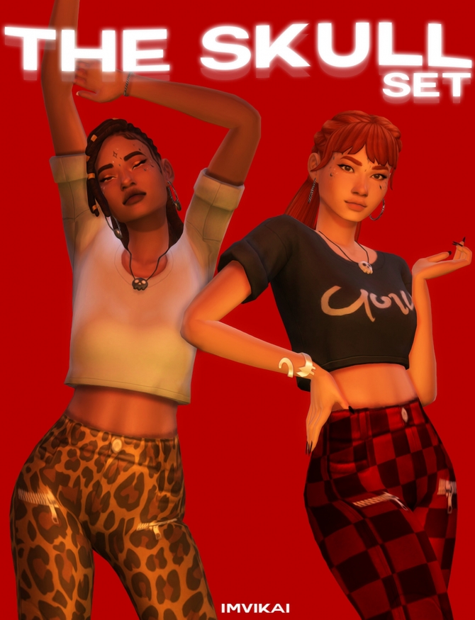 THE SKULL SET at Vikai » Sims 4 Updates