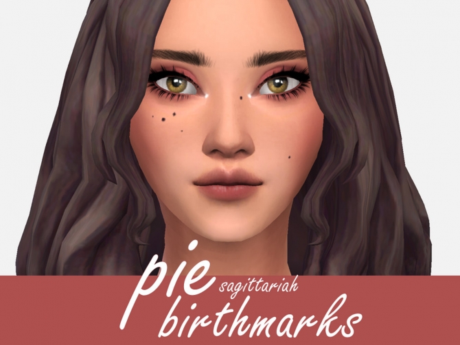 Pie Birthmarks by Sagittariah at TSR » Sims 4 Updates
