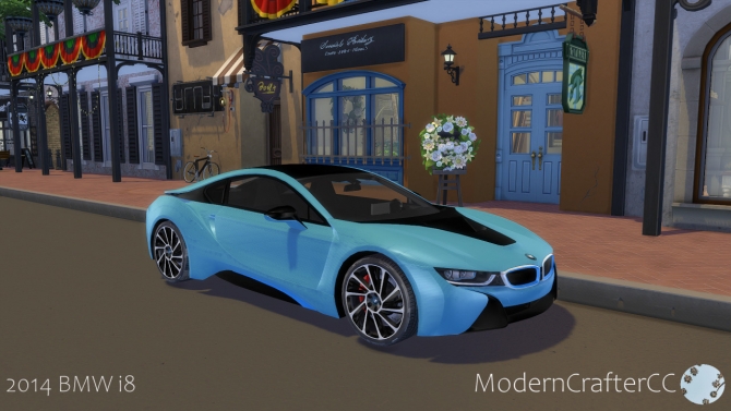 2014 BMW i8 at Modern Crafter CC » Sims 4 Updates