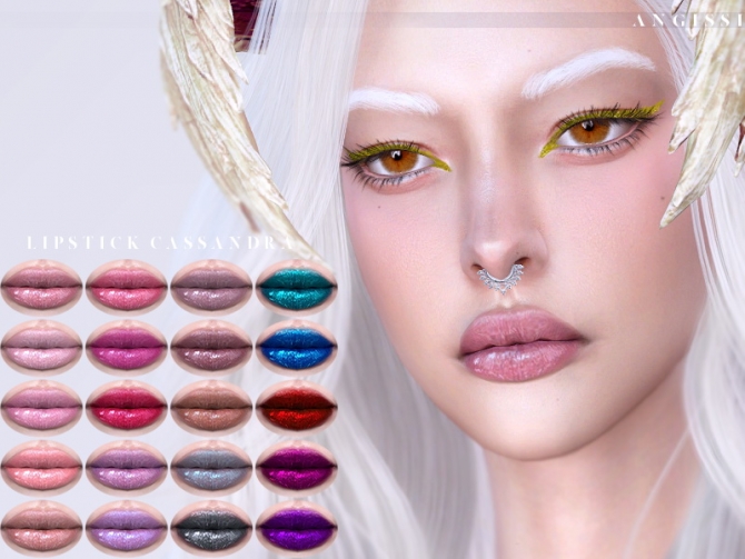 Cassandra lipstick by ANGISSI at TSR » Sims 4 Updates