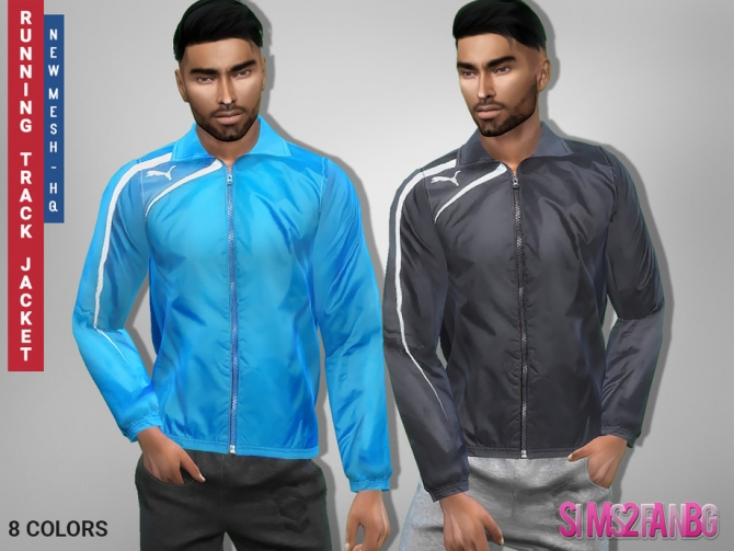 311 Running Track Jacket by sims2fanbg at TSR » Sims 4 Updates