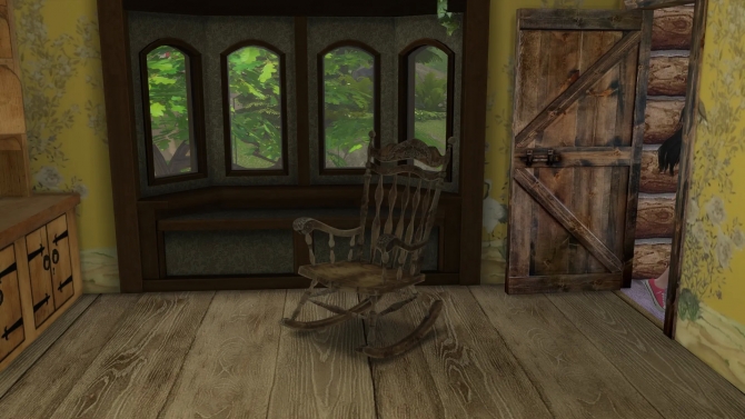 Functional rocking chair by Aliki's Nook at Sims 4 Studio » Sims 4 Updates