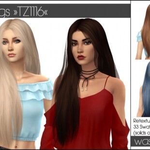 Princess hair by TekriSims at TSR » Sims 4 Updates