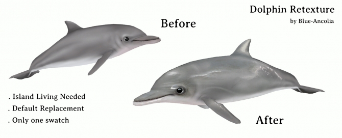 Dolphin retexture at Blue Ancolia » Sims 4 Updates