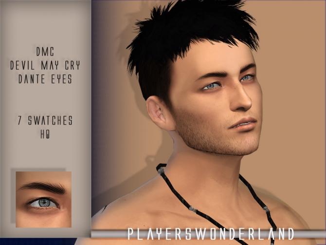 Devil May Cry Dante Eyes by PlayersWonderland at TSR » Sims 4 Updates