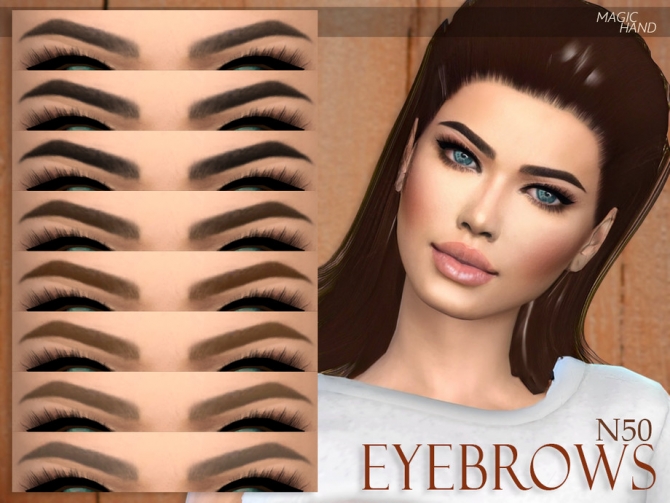 Eyebrows N50 by MagicHand at TSR » Sims 4 Updates