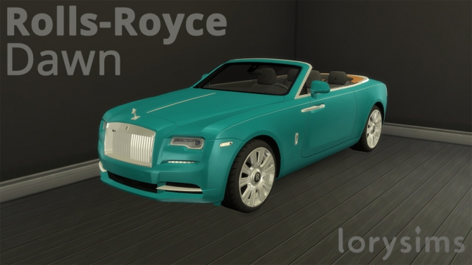 Rolls-Royce Dawn at LorySims » Sims 4 Updates